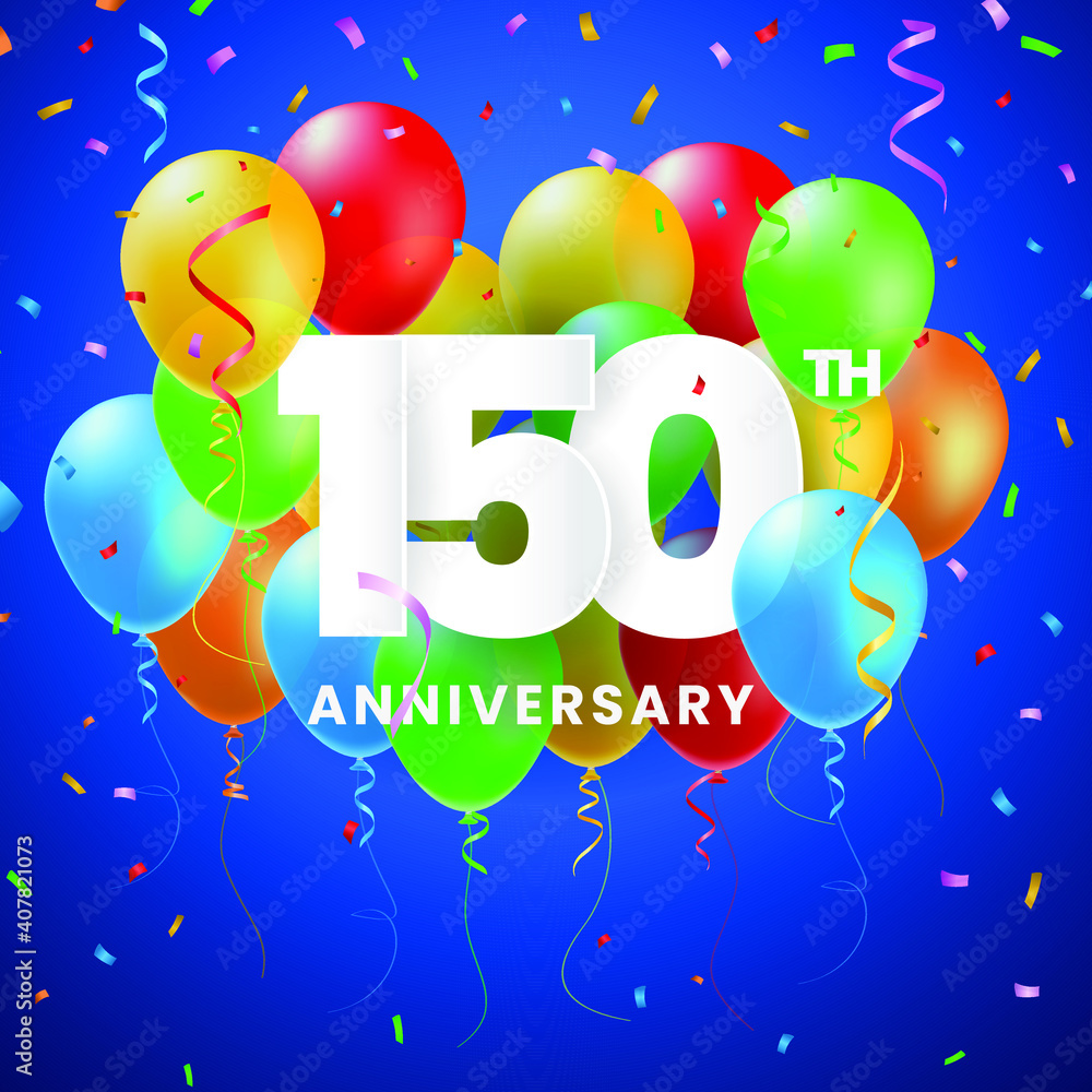 High Quality Anniversary Celebration Poster with 3D Numbers with ...