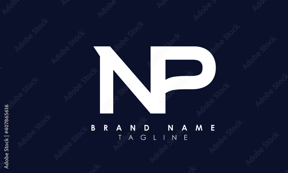 Alphabet letters Initials Monogram logo NP, PN, N and P Stock Vector ...