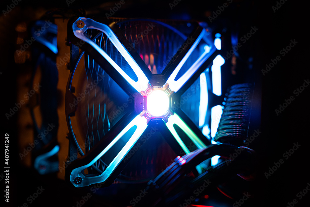 powerful modern and beautiful computer or server background and ...