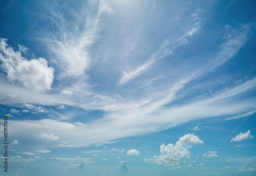 Silky Smooth Skies - OcuDrone Aerial Sky Images Stock Photo | Adobe Stock