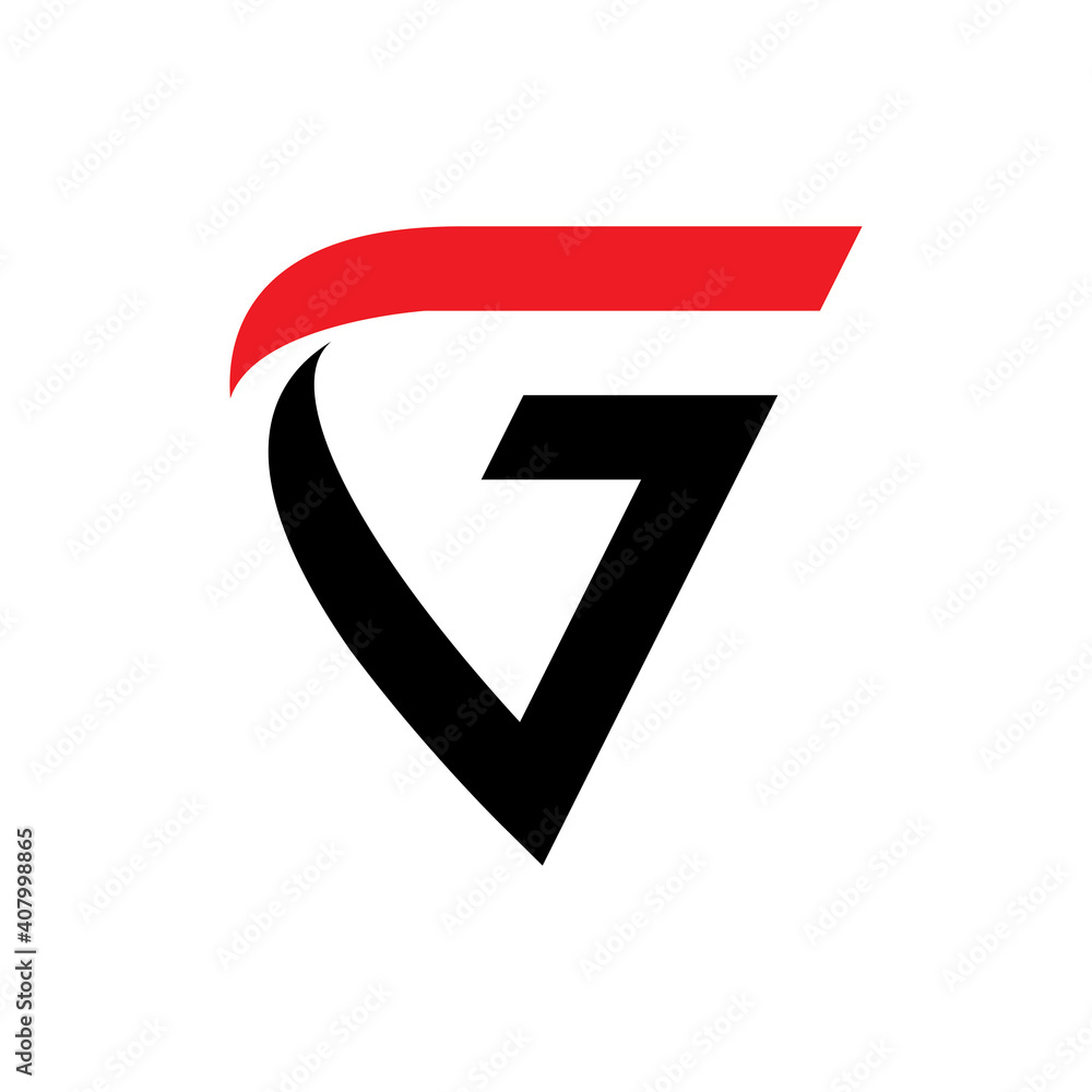 G letter, G7 logo, GV7 logo, G7 logo design vector Stock-Vektorgrafik ...
