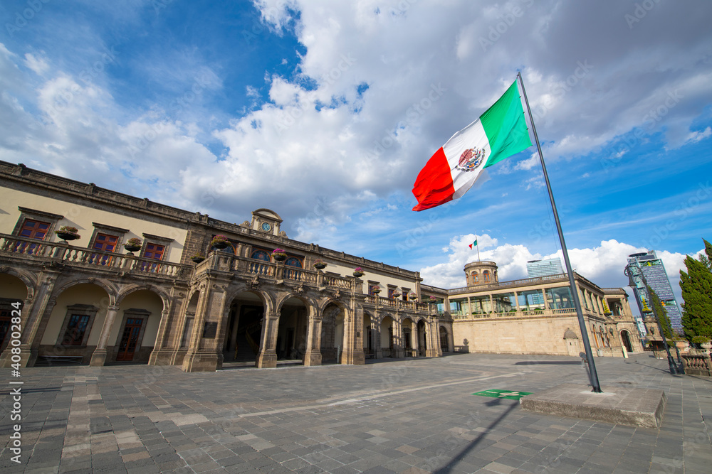 Chapultepec Castle was built in 1864 with Neoclassical style on ...