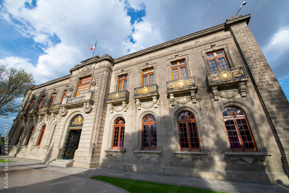 Chapultepec Castle was built in 1864 with Neoclassical style on ...