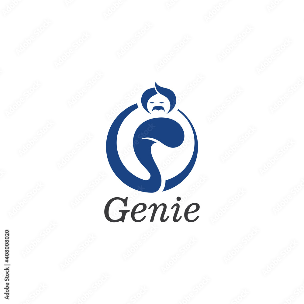 Genie logo image template illustration vector design Stock Vector ...