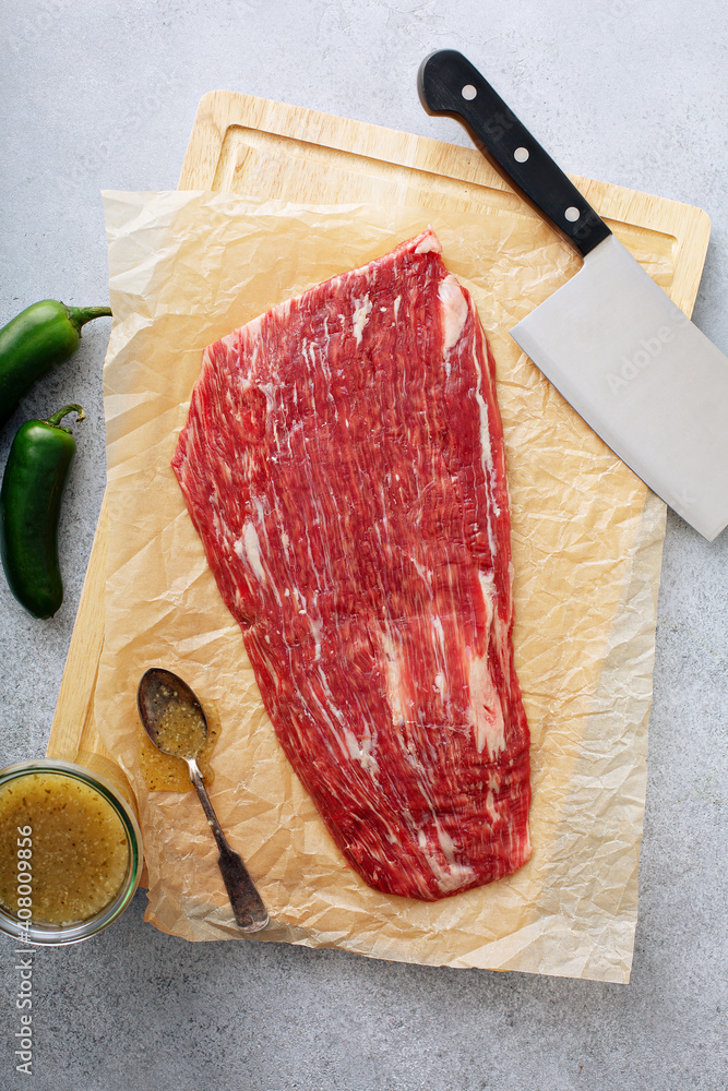 Raw Flank Steak