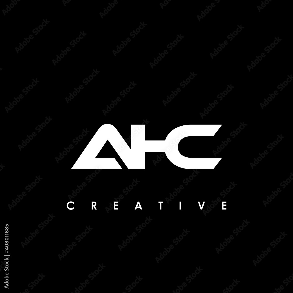 AHC Letter Initial Logo Design Template Vector Illustration Stock ...