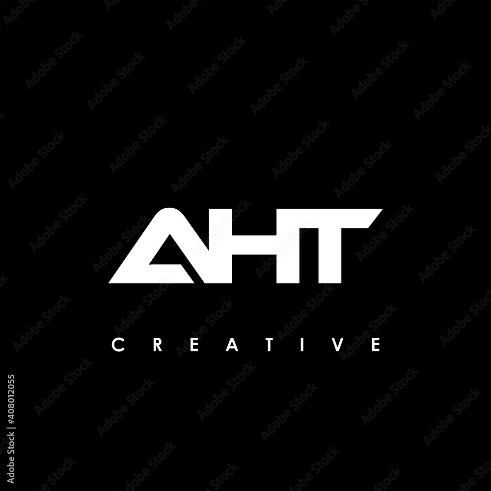 AHT Letter Initial Logo Design Template Vector Illustration Stock ...