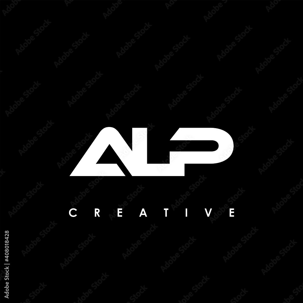 ALP Letter Initial Logo Design Template Vector Illustration Stock ...