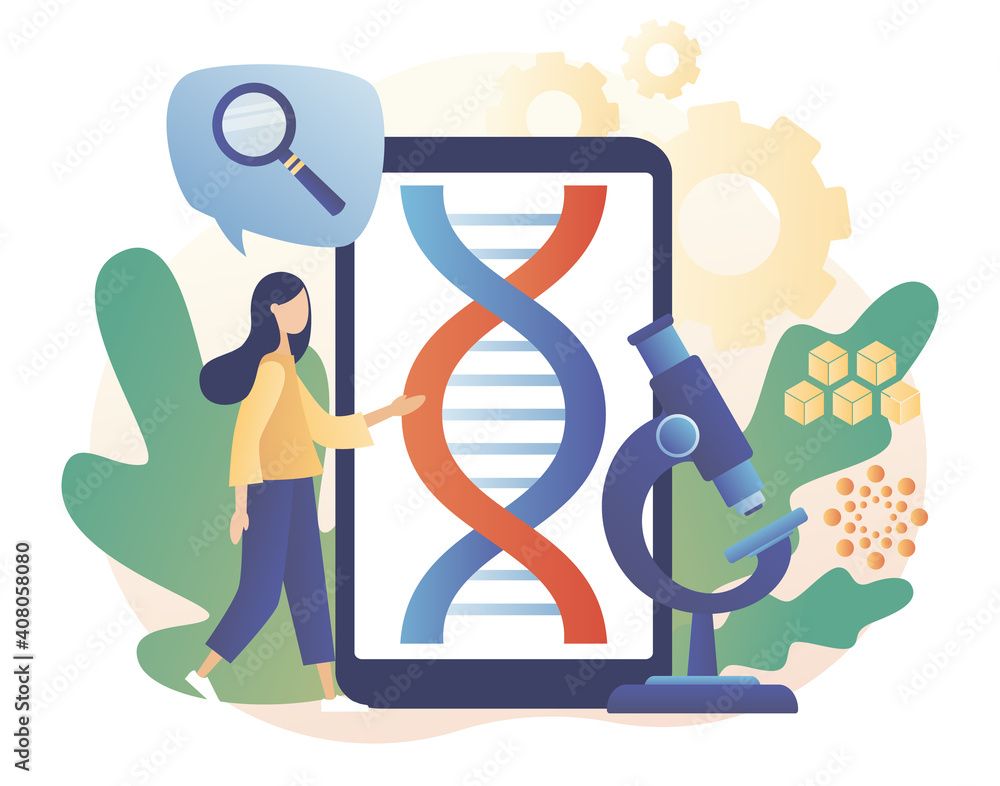 Biotechnology. Innovation, science, laboratory research, genetic ...