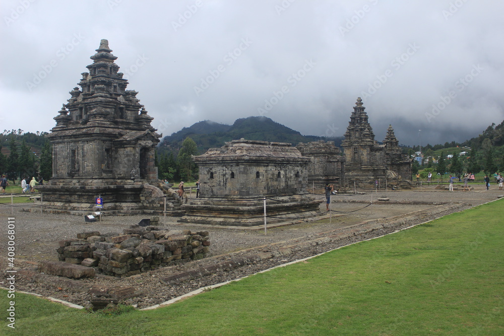 Dieng Temple Complex tourism object, which was founded by the Sanjaya ...