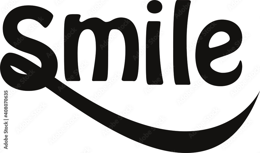 logo smile Stock Vector | Adobe Stock