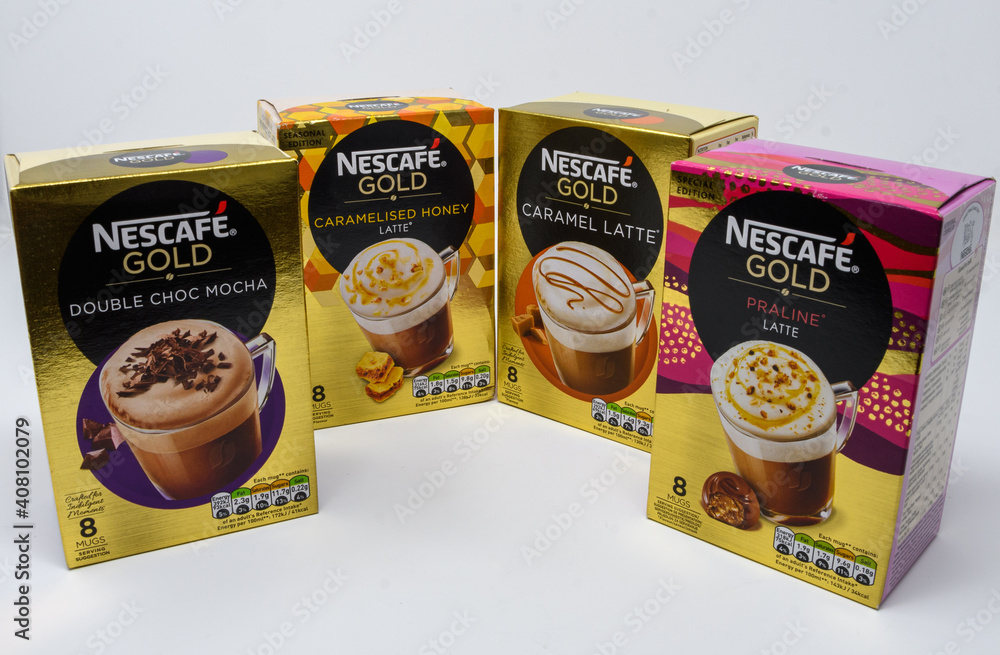 Nescafe Gold Packs Stock Photo | Adobe Stock