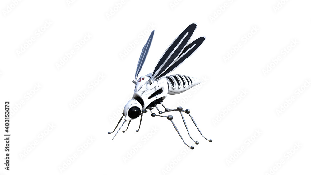 Technical mosquito robots, artificial intelligence created in different ...