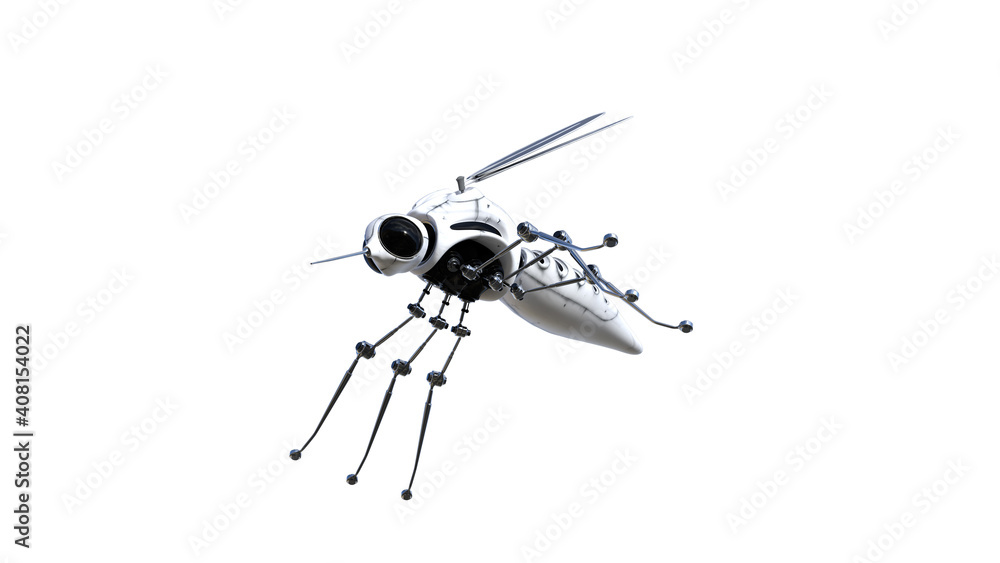 Technical mosquito robots, artificial intelligence created in different ...