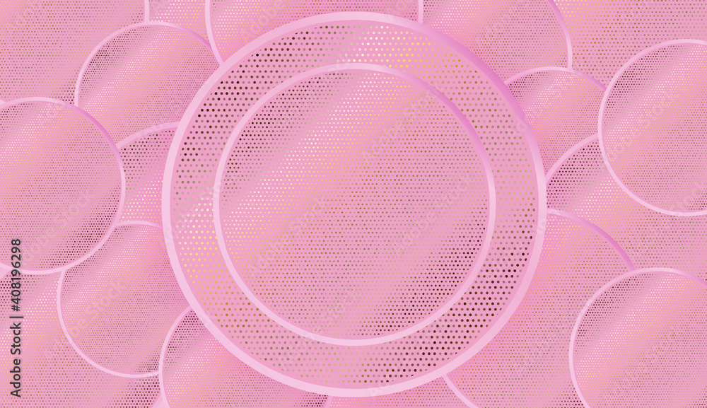 Modern Rose Gold foil circle Background. Luxury background design. Rose ...