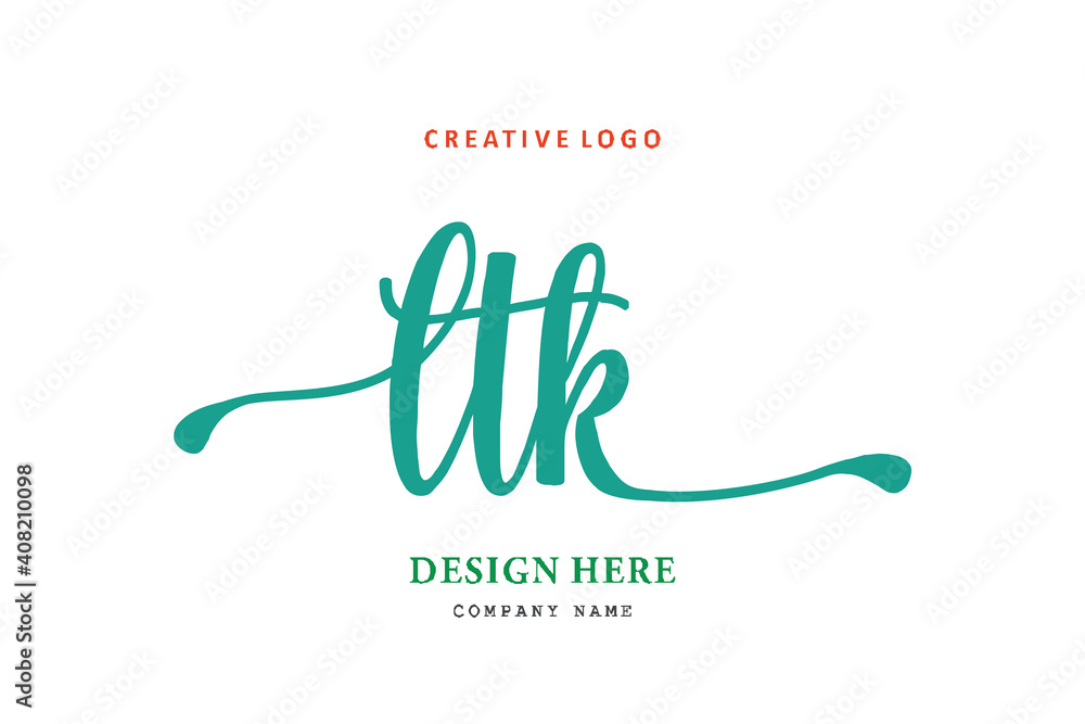 LTK lettering logo is simple, easy to understand and authoritative ...