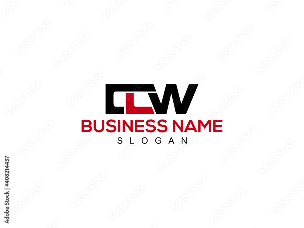 CCW Logo design - CCW letter logo For New Business Stock Vector | Adobe ...