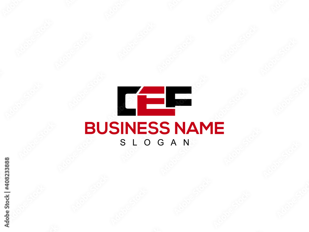 Letter CEF Logo Vectors For Your Business Stock Vector | Adobe Stock