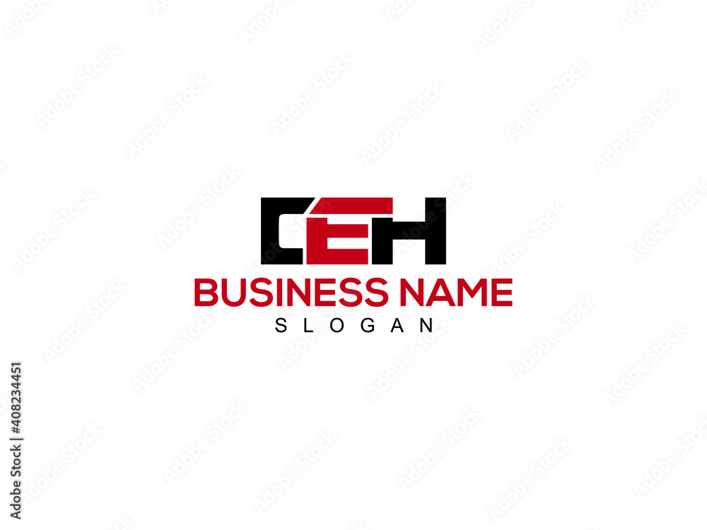 CEH Logo And Illustrations Design For New Business Stock Vector | Adobe ...