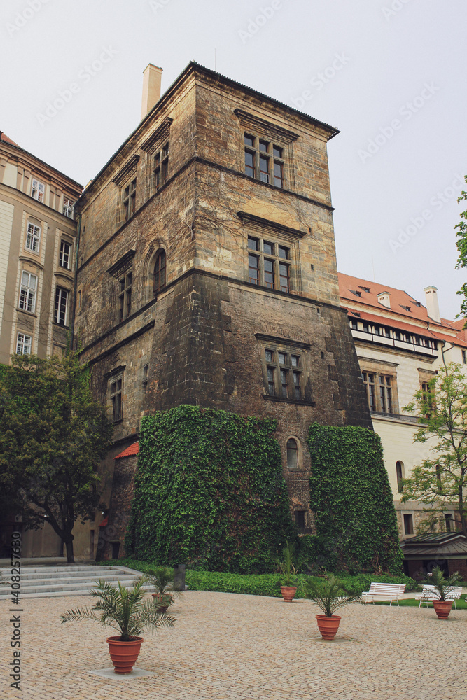 The Ludwig wing of the Old Royal Palace at Prague castle was built ...