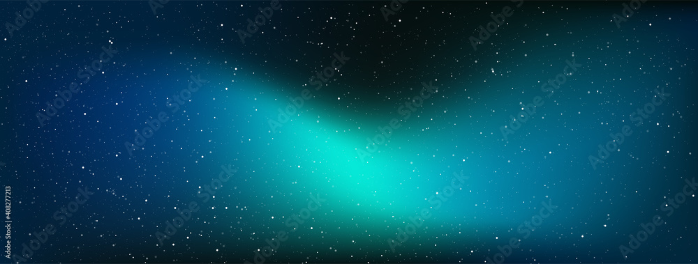 Astrology horizontal star universe background. The night with nebula in ...