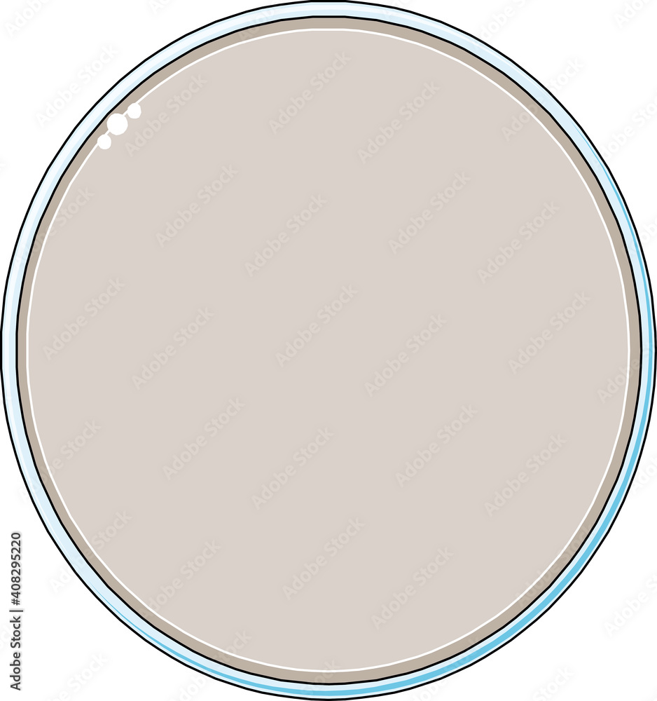 Nutrient agar plate used in microbial cell culture ilustração do Stock ...