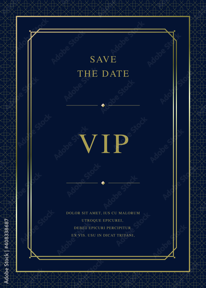 Luxury vector background card template with vector pattern swatch Stock ...