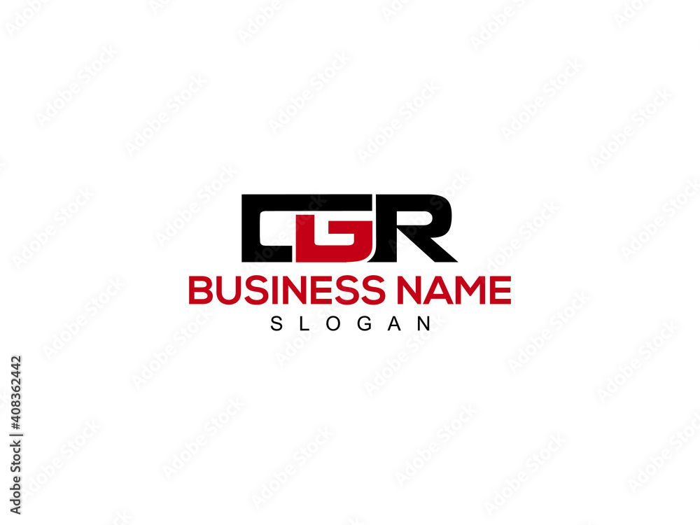 CGR Logo image design for all kind of use Stock Vector | Adobe Stock