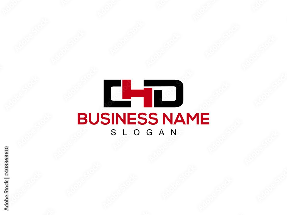 CHD Logo And Illustrations Design For Business Stock Vector | Adobe Stock