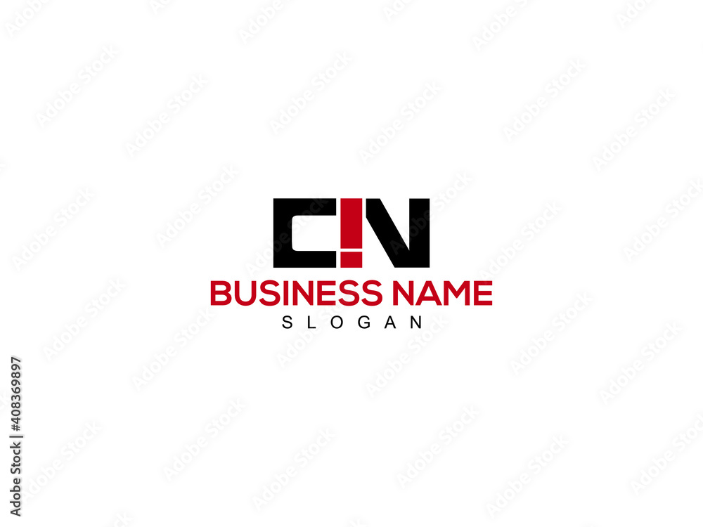 Vetor de CIN Logo And Illustrations Design For Business do Stock ...