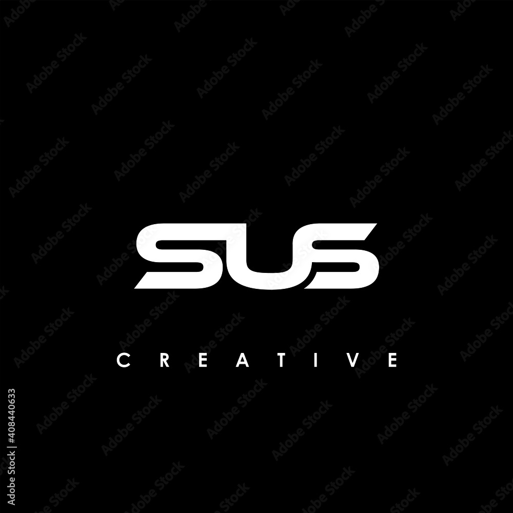 Vetor de SUS Letter Initial Logo Design Template Vector Illustration do ...