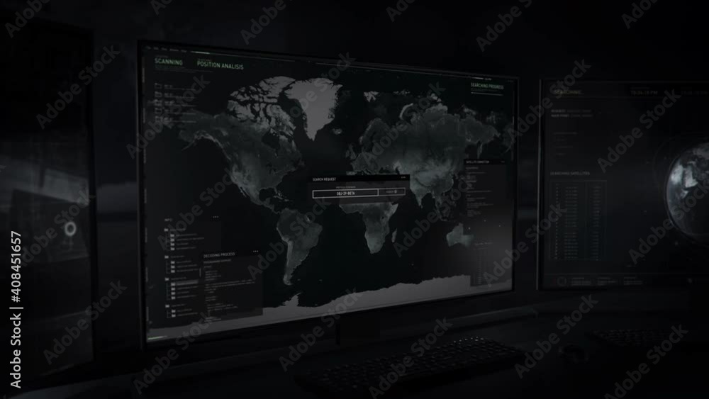 Secret intelligence service program. Login, identification. Data ...