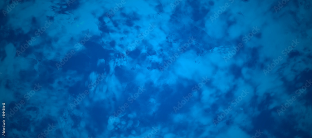 abstract fractal colorful blue aquamarine cerulean mint azure marbled ...