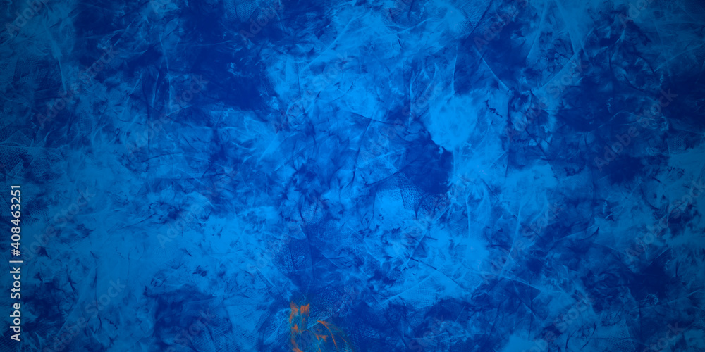 abstract fractal colorful blue aquamarine cerulean mint azure marbled ...