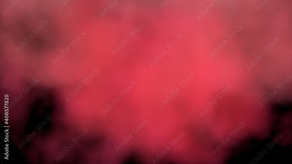 Red smoke on a black background. Red smoke background. Colored steam ...