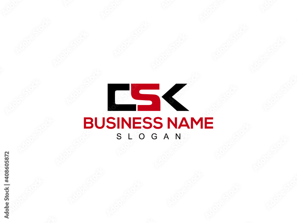 CSK Logo Icon design for business Stock Vector | Adobe Stock