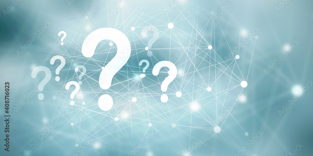 2d illustration question mark background Stock Illustration | Adobe Stock