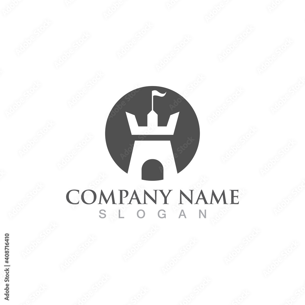 Fort logo and symbol vector Stock Vector | Adobe Stock
