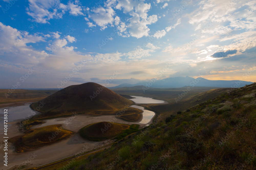 Meke Maar Lake is a lake in the Karapınar district of Konya, with ...