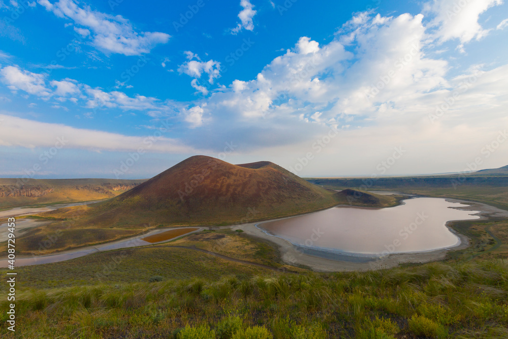 Meke Maar Lake is a lake in the Karapınar district of Konya, with ...