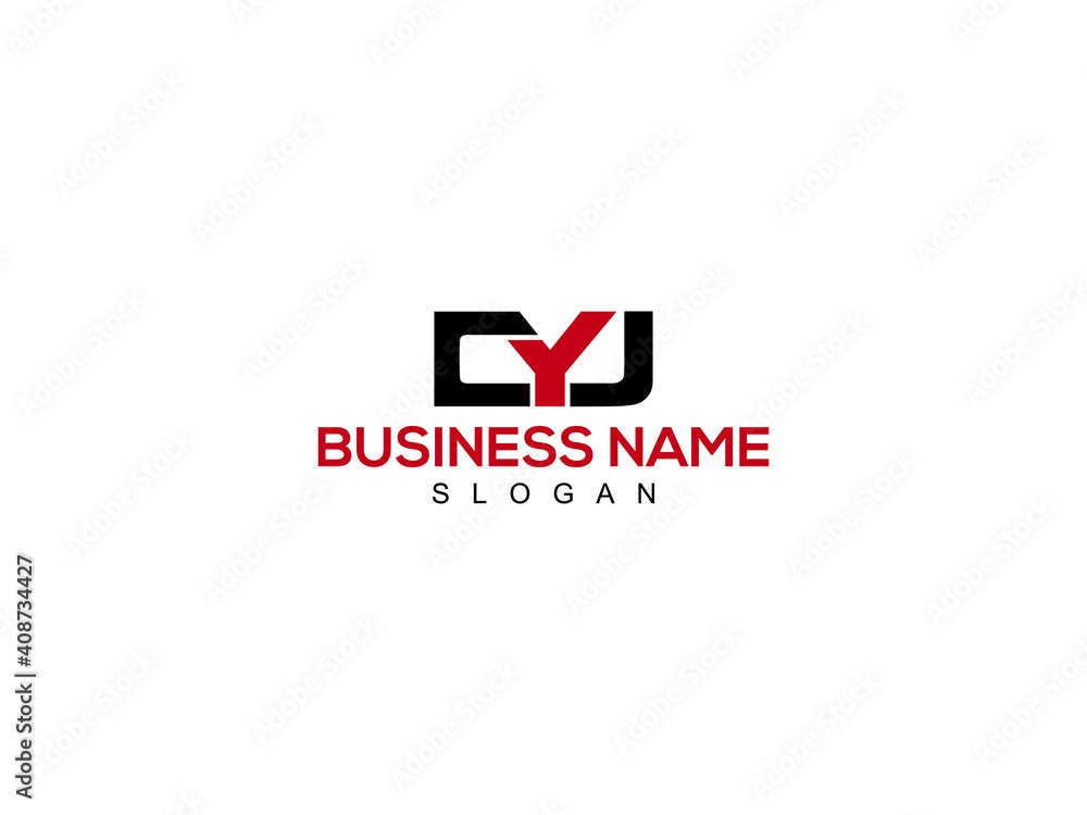 Letter CYJ Logo Icon Design Stock Vector | Adobe Stock