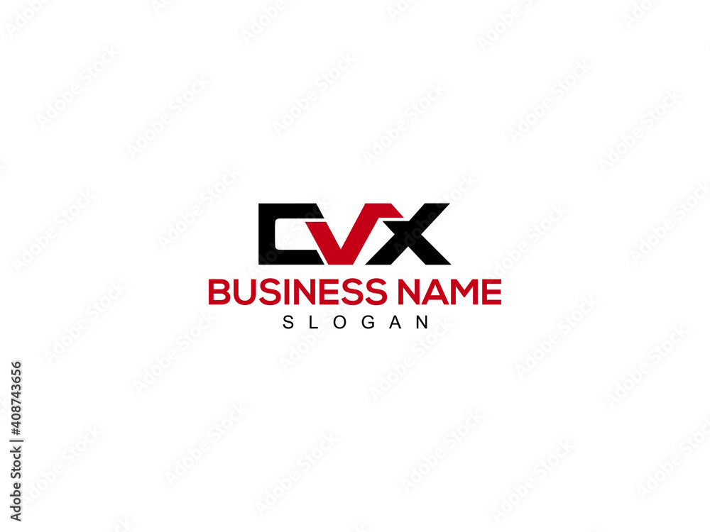 CVX Logo And Illustrations Design For Business Stock Vector | Adobe Stock