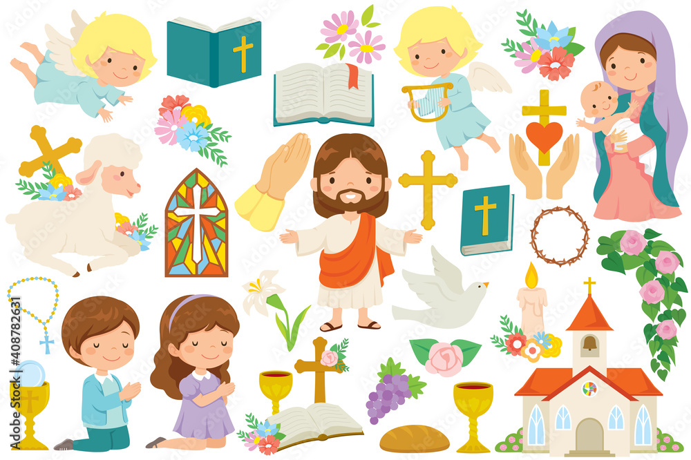 Christian Kids Clip Art