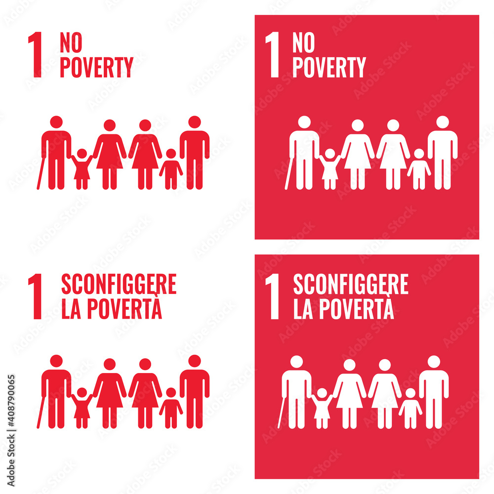 No poverty icon, Corporate social responsibility. Sustainable ...