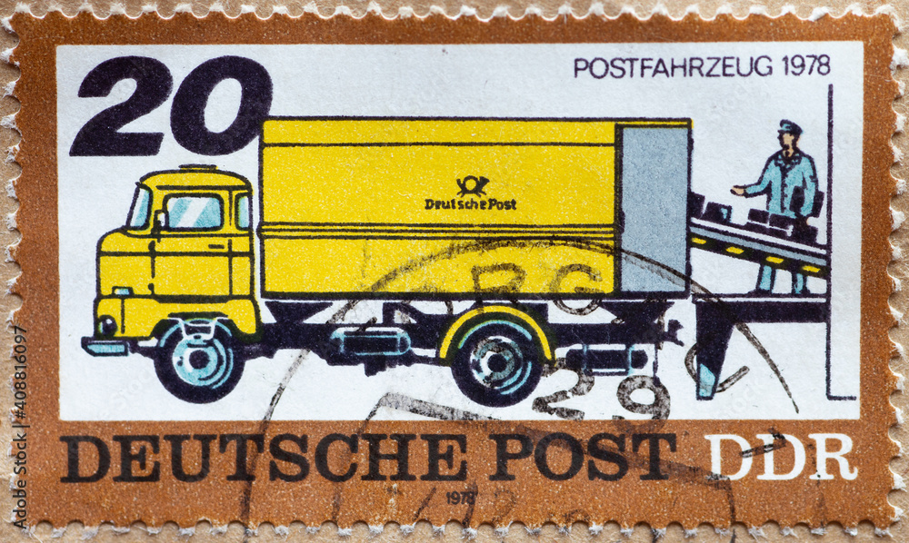 GERMANY, DDR - CIRCA 1978 : a postage stamp from Germany, GDR showing a ...