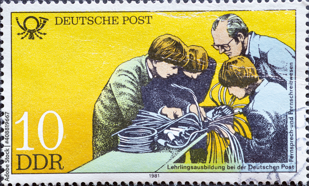 GERMANY, DDR - CIRCA 1981 : a postage stamp from Germany, GDR showing ...