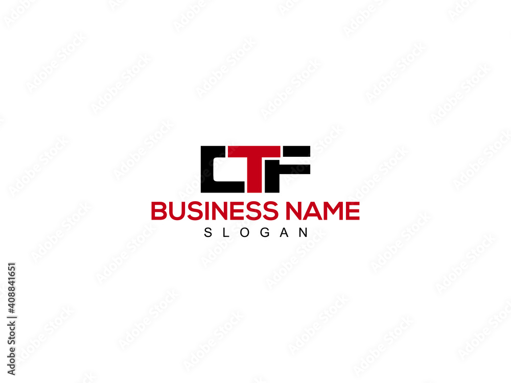 CTF Logo And Illustrations Design For New Business Stock Vector | Adobe ...