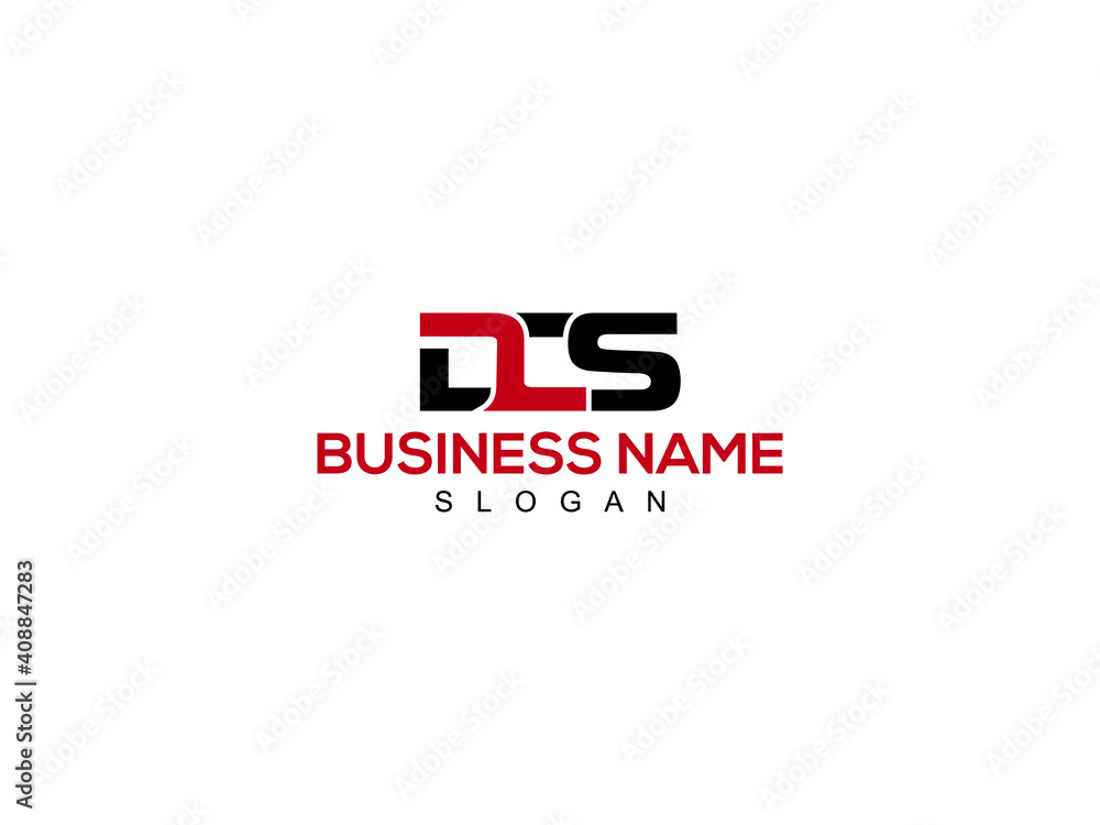 DCS Logo Icon design for business Stock Vector | Adobe Stock