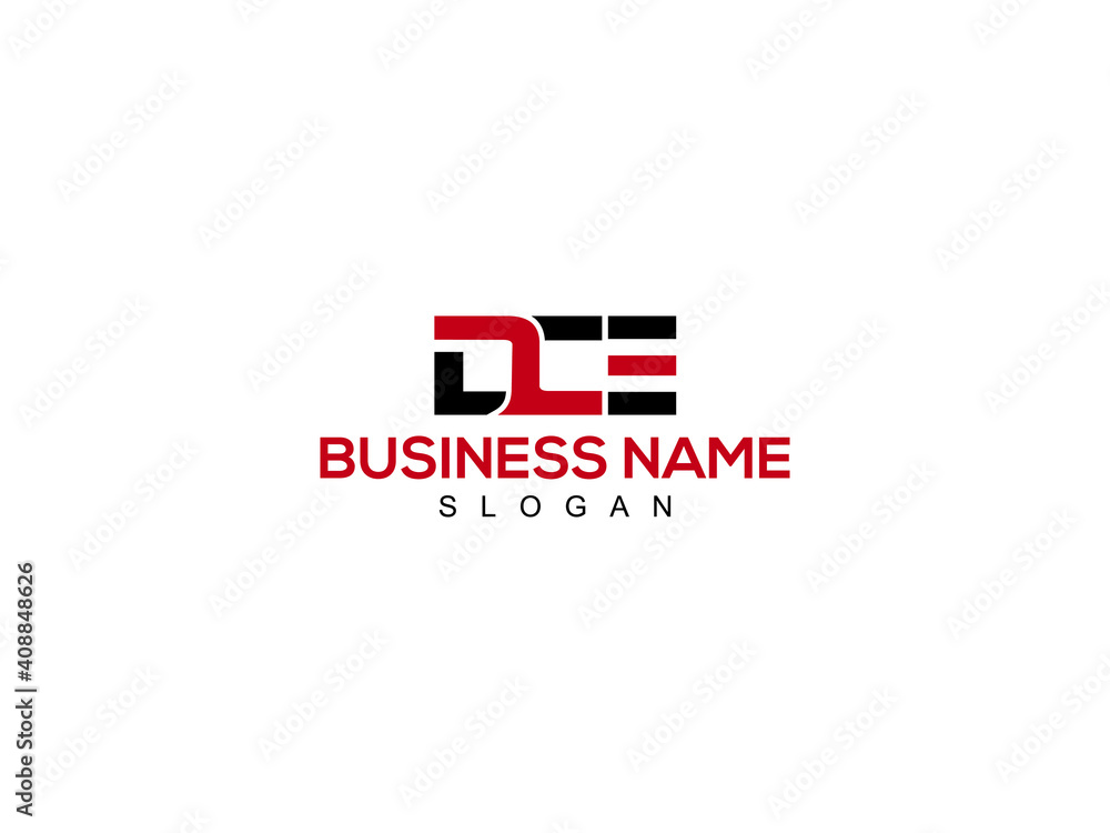 DCE Logo And Illustrations Design For Business Stock Vector | Adobe Stock