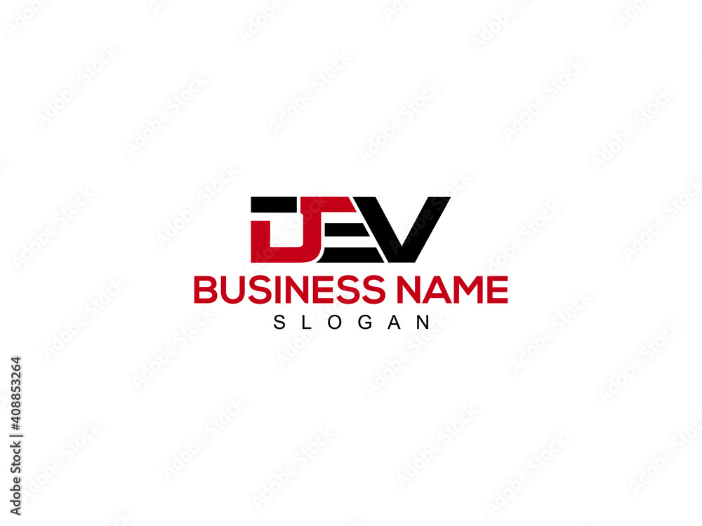 DEV Logo And Illustrations Design For Business Stock Vector | Adobe Stock